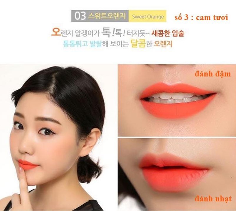 Son Chic Holic màu Baby choral Original Red Sweet Orange – CHIC – Site ...