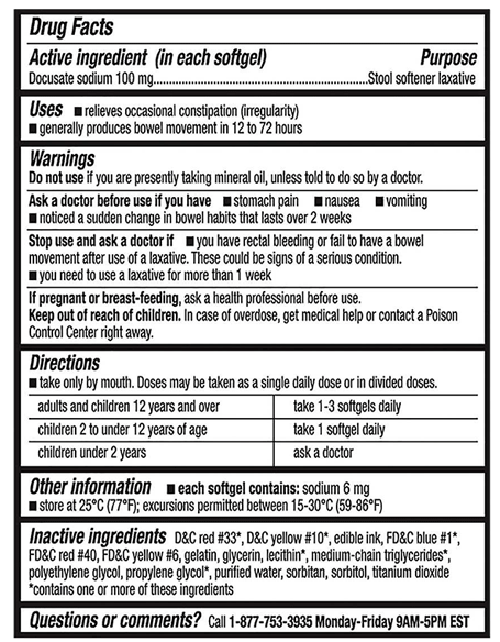 Viên uống nhuận tràng chống táo bón Kirkland Signature Stool Softener ...