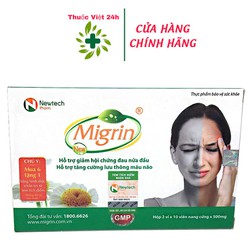 Migrin New (Hộp 20 viên) - Thảo Dược Cho Người Đau Nữa Đầu Và Thiếu Máu ...