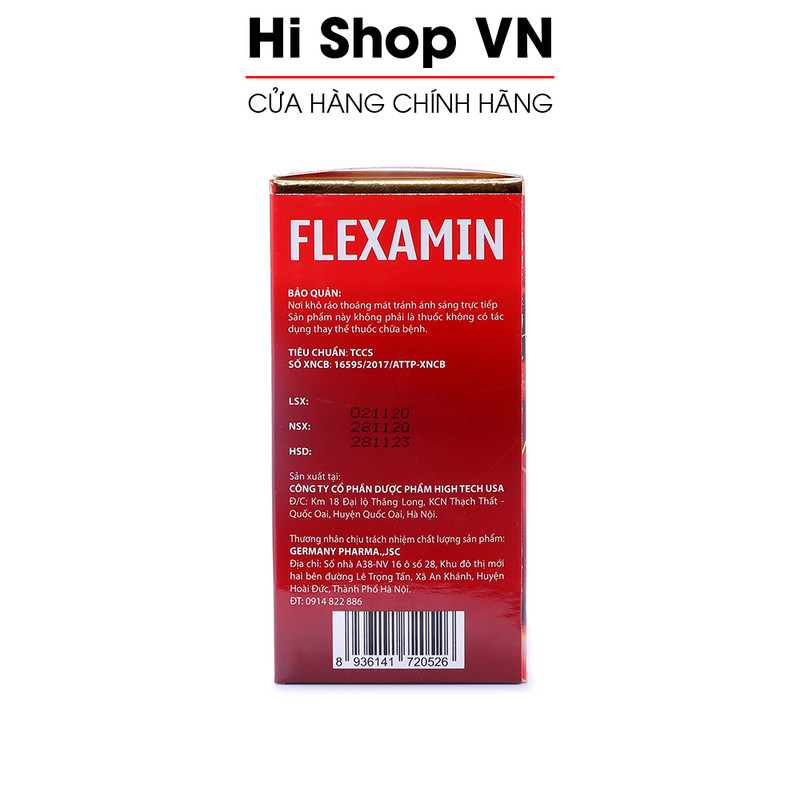 Viên Uống Bổ Xương Khớp Flex amin Glucosamine 1200mg - Chai 30 viên ...