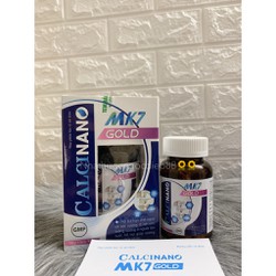 CALCI NANO MK7 GOLD - Viên uống bổ sung canxi vitamin D3 K2 giúp xương chắc khỏe ngừa loãng ...
