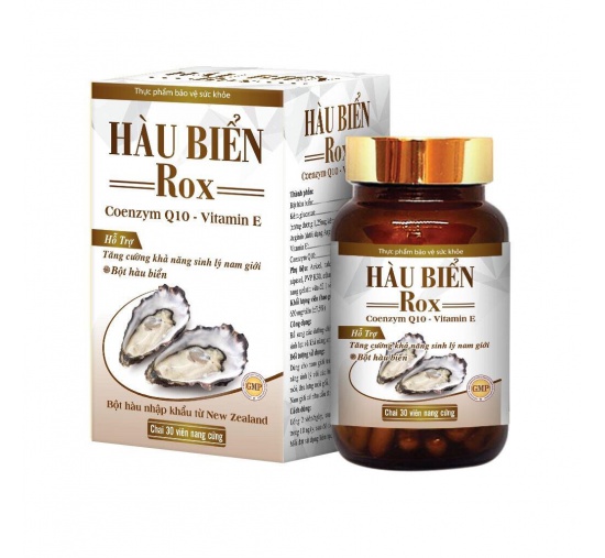 HÀU BIỂN ROX Bạc - Hộp 30 viên nang cứng - Rostex - CHÂU NGÂN PHARMA