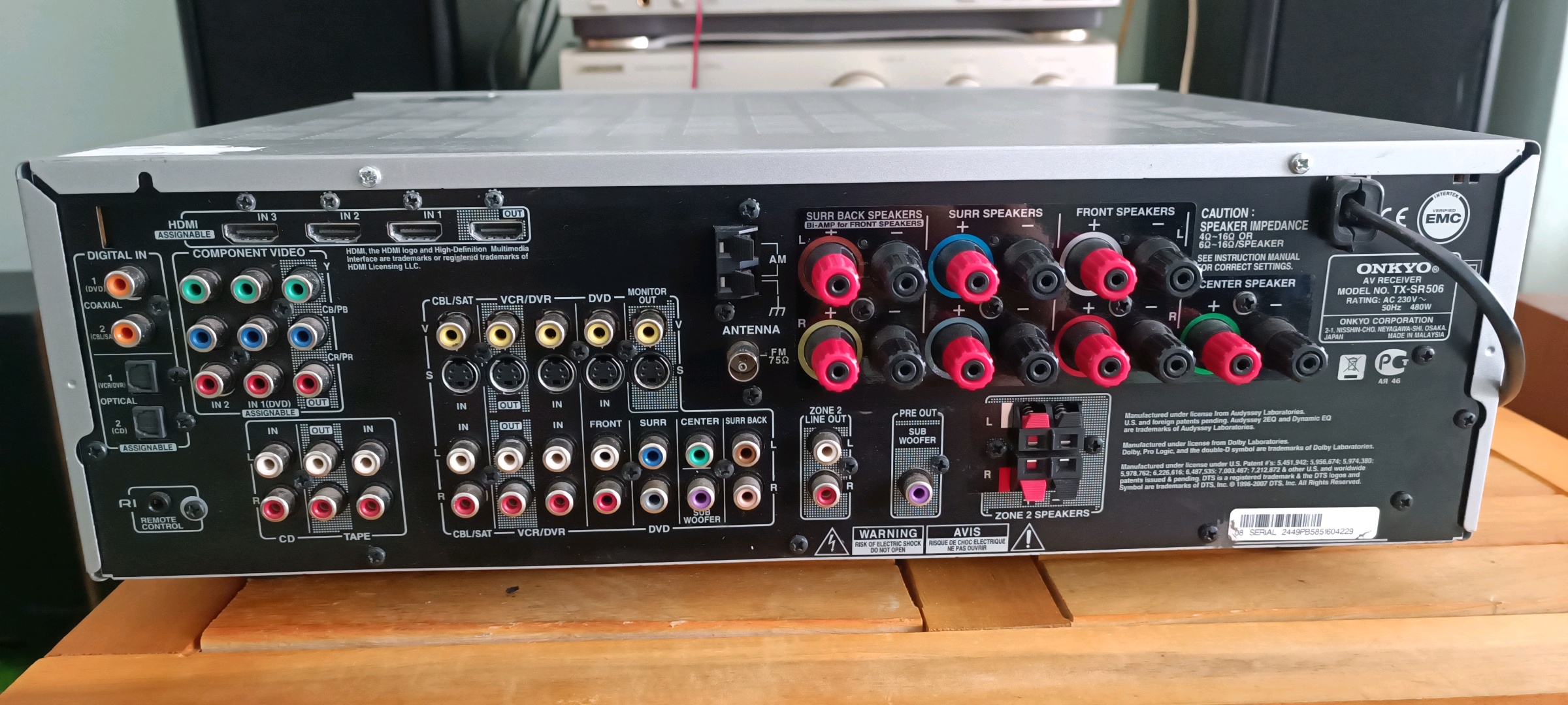 Amply số 6.1 Harman Kardon xuất châu âu điện 230v | 5giay