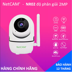 Camera IP Wifi NetCAM NR02, độ phân giải 2.0MP, xoay 360 độ, đàm thoại ...