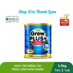[HSD T12-2025] Sữa Bột Grow Plus+ Tăng Cân Khõe Mạnh Xanh Hộp 1,5kg. - TCKM-1500