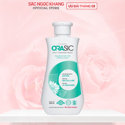 Dung dịch vệ sinh phụ nữ ORASIC Sắc Ngọc Khang 200ml - COR02