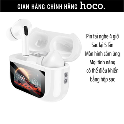 Tai nghe không dây có hộp sạc tích hợp màn hình cảm ứng Hoco DES42, tai ...