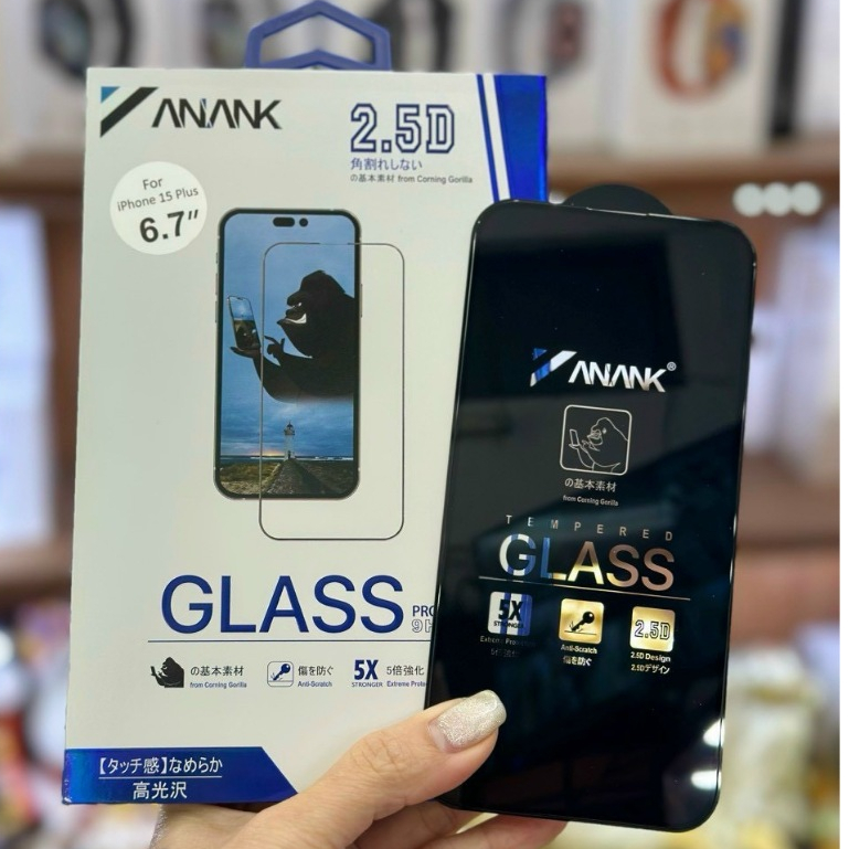 Kính cường lực CORNING GORILLA GLASS iPhone 16 Pro Max- 16 Plus ANANK ...